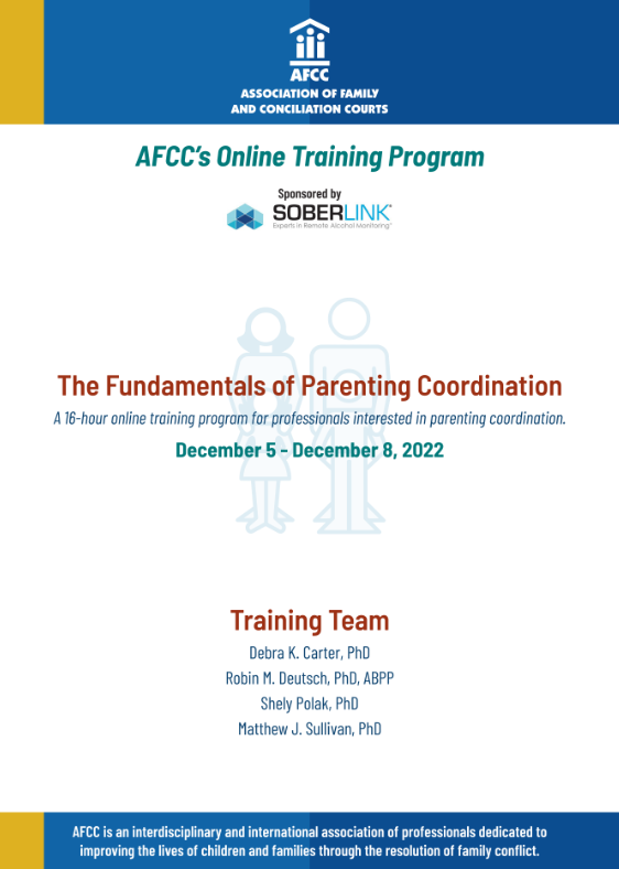 Association of Family and Conciliation Courts > Conferences & Training > AFCC Training